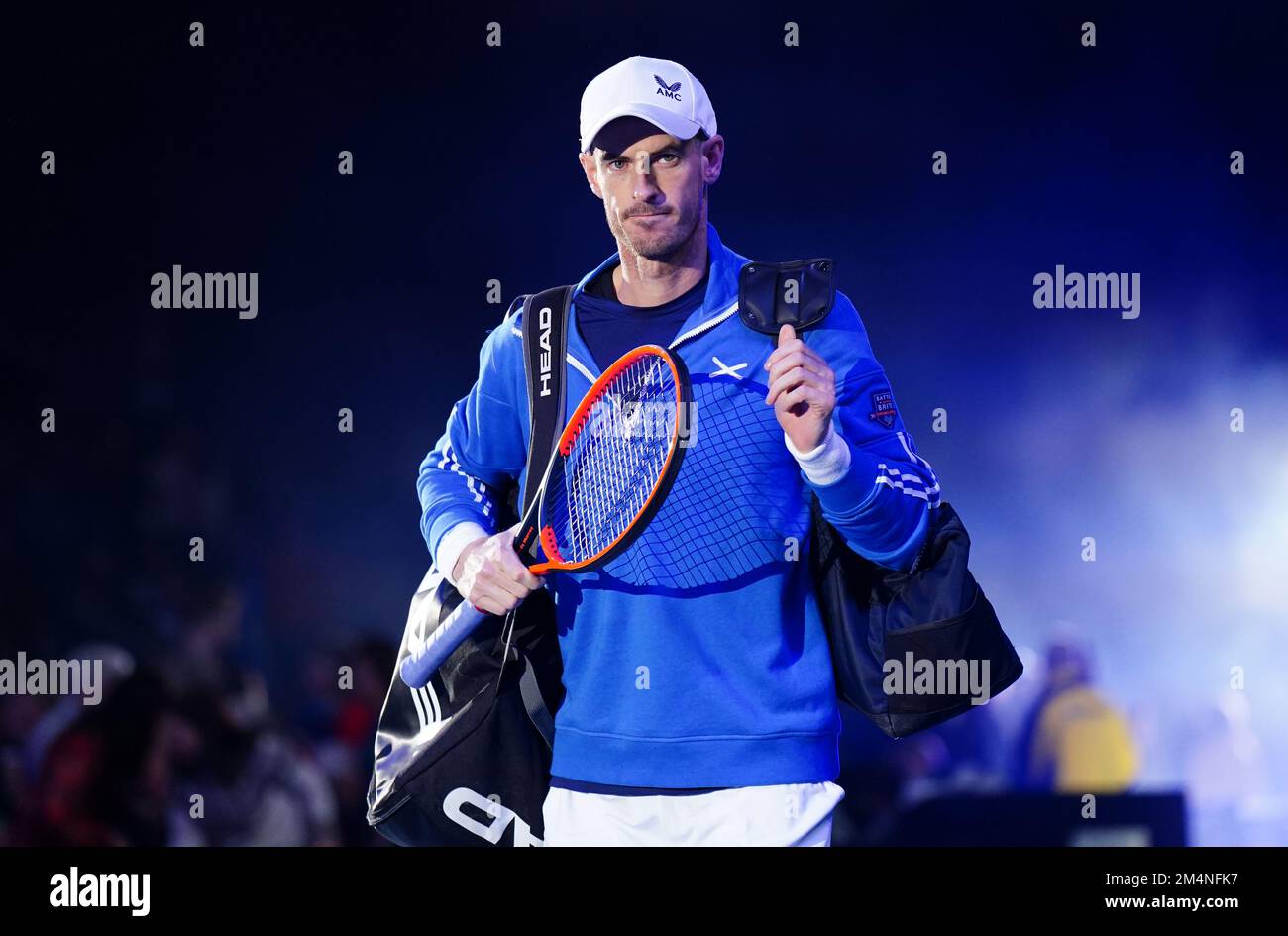 Scotland’s Andy Murray makes his way out onto court on day two of ...