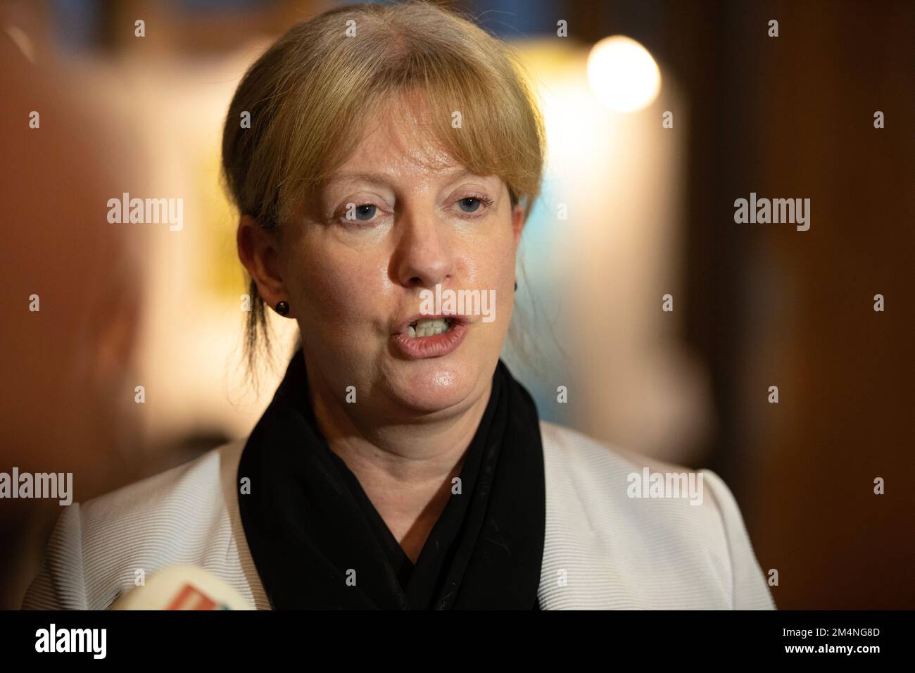 Edinburgh, Scotland, UK. 22nd Dec, 2022. PICTURED: Shona Robison MSP ...