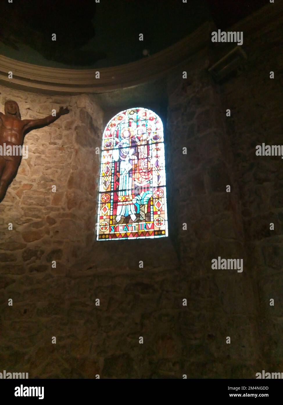 EGLISE SAINT MATHIEU . BURES SUR YVETTE.YVELINES Stock Photo - Alamy