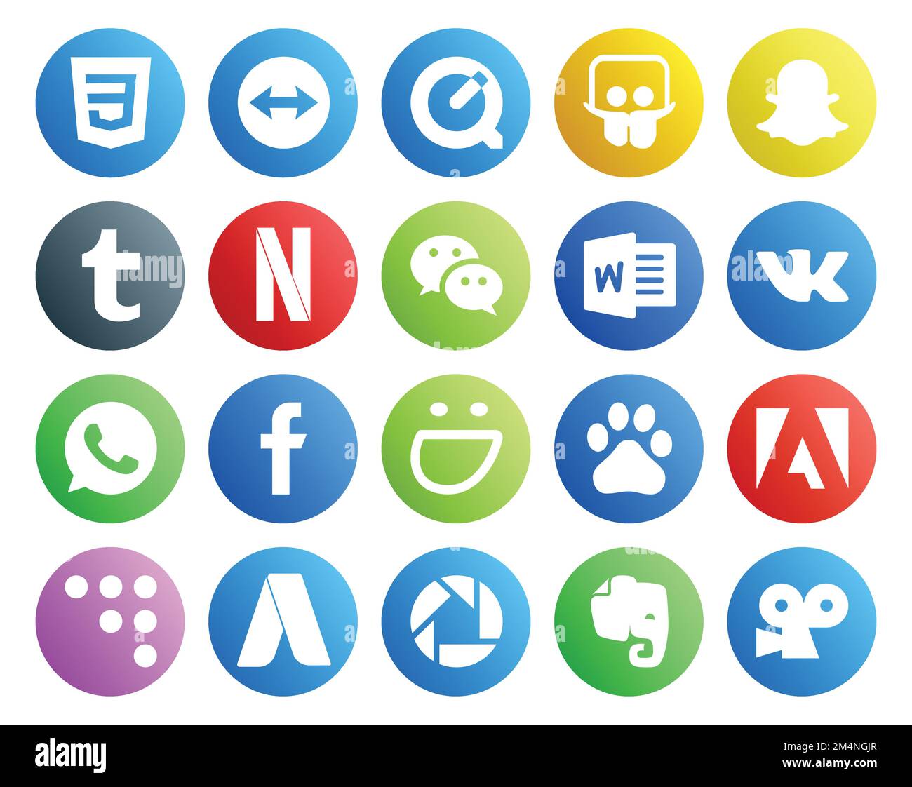 Facebook messenger logo Stock Vector Images - Alamy