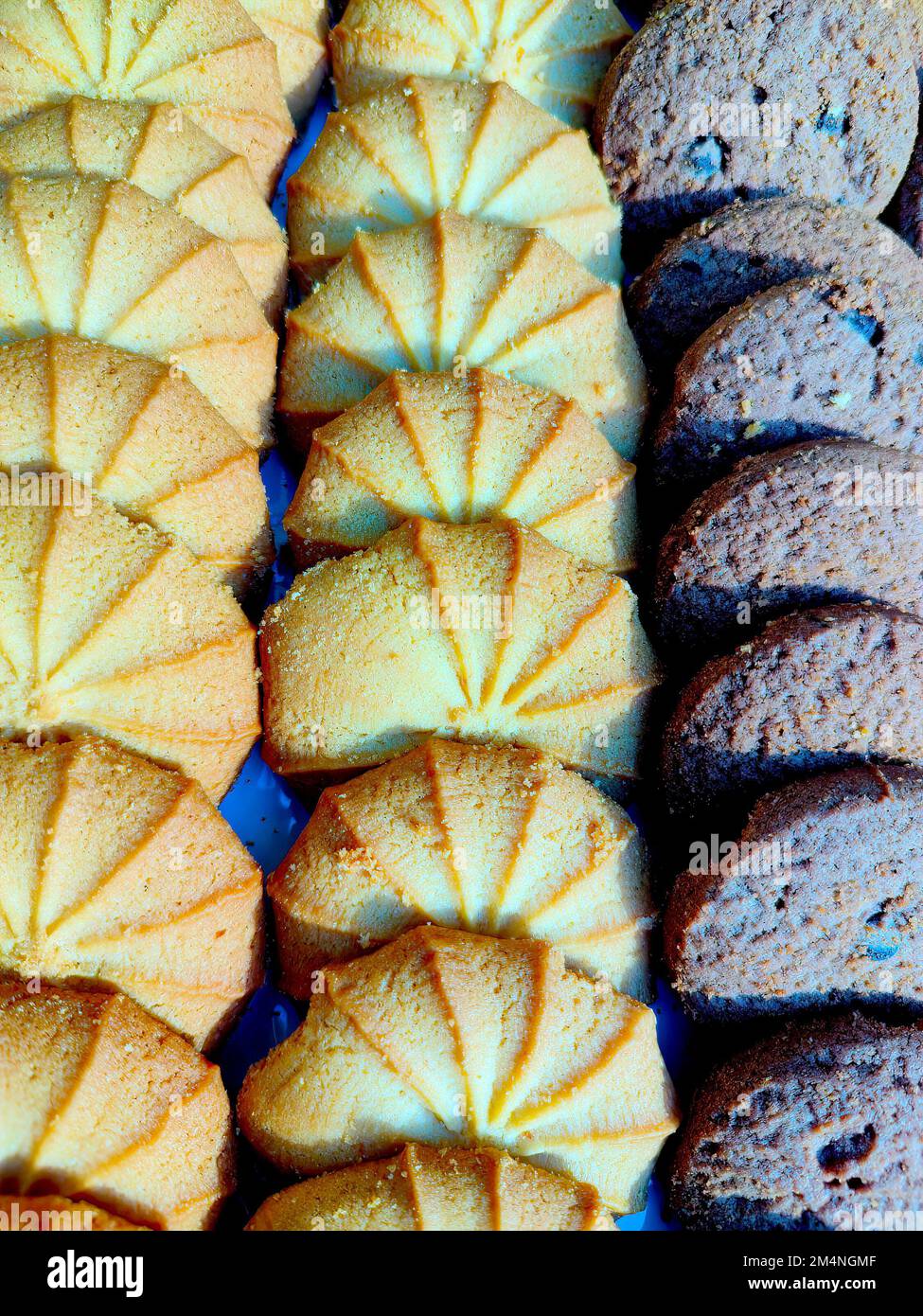 Baked biscuits and cookies Stock Photo - Alamy
