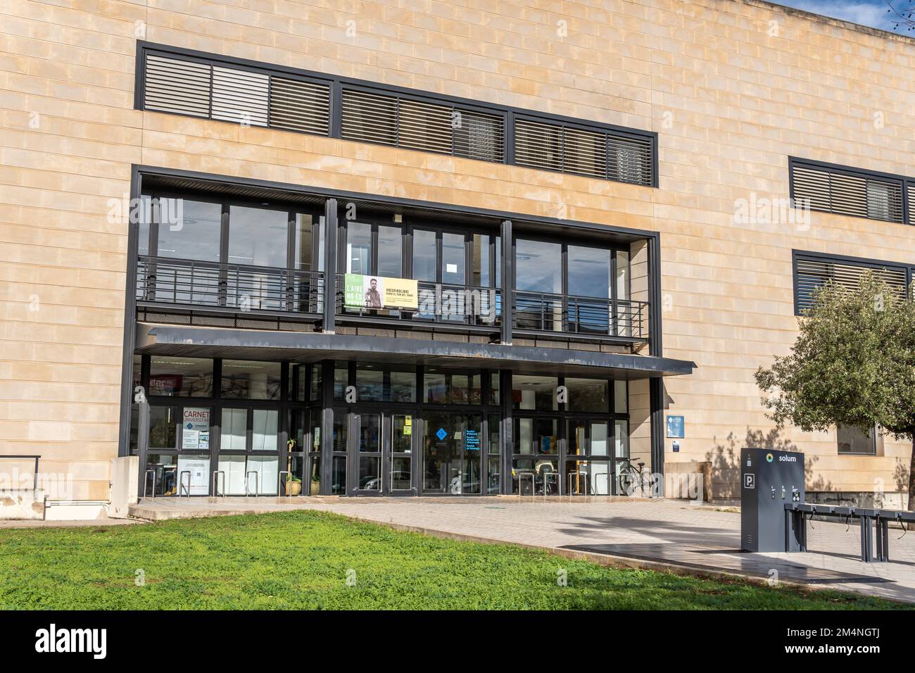 Palma de Mallorca, Spain; december 15 2022: Main facade of the Nursing ...