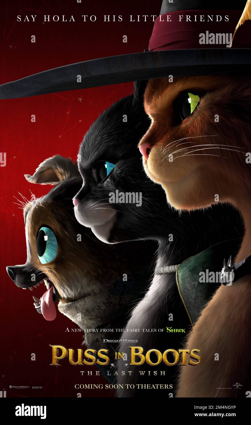 Poster, "Puss in Boots: The Last Wish" (2022). Photo credit: DreamWorks ...