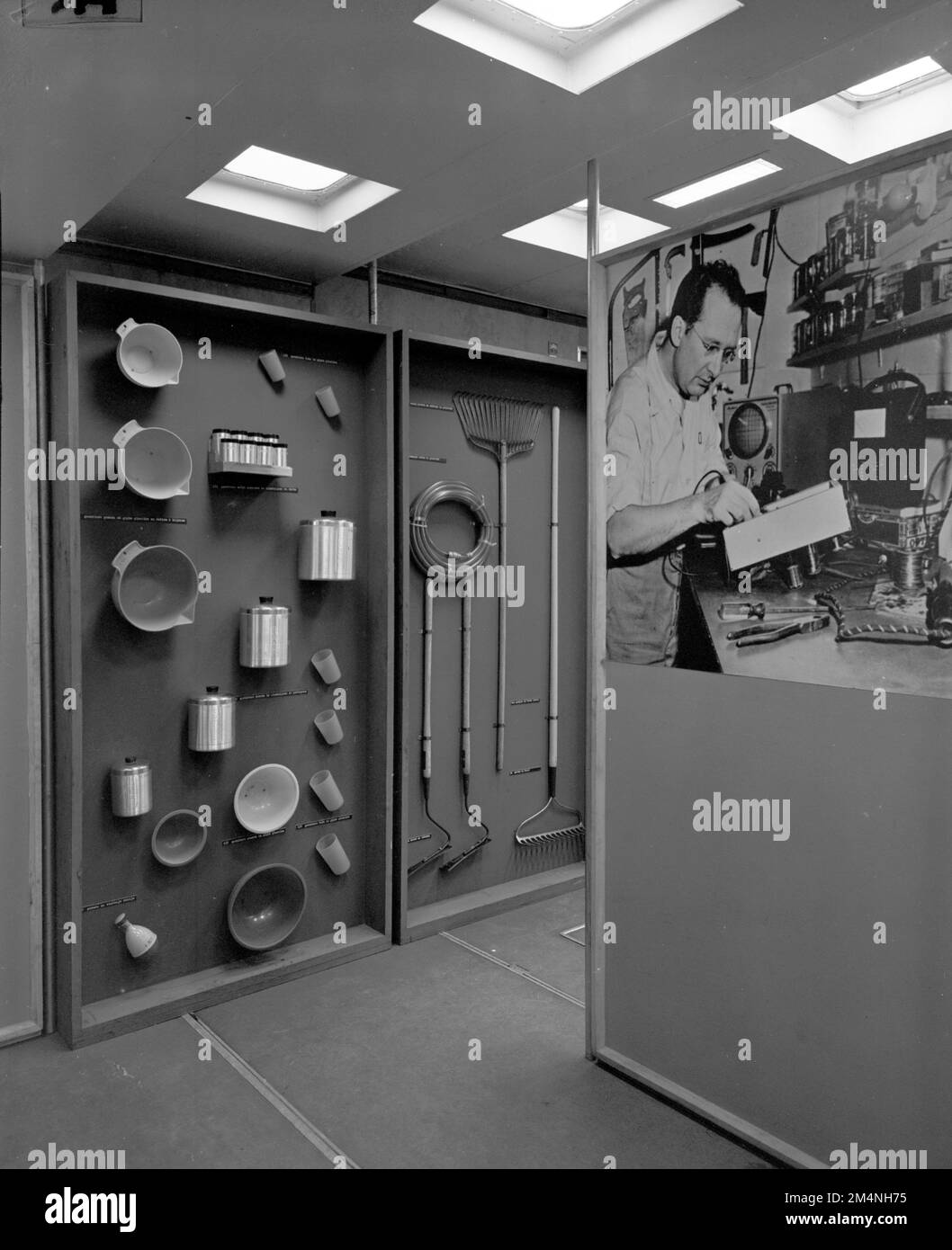 Mobile Exhibit of American Hand Tools. Photographs of Marshall Plan ...