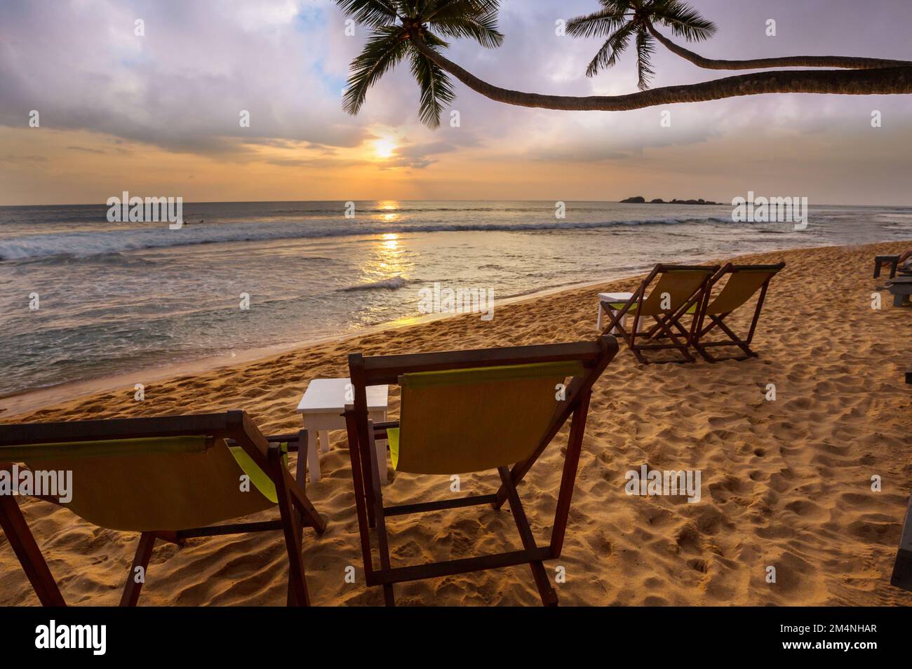 Luxury beach in ocean coast. Holiday and vacation concept. Tropical ...