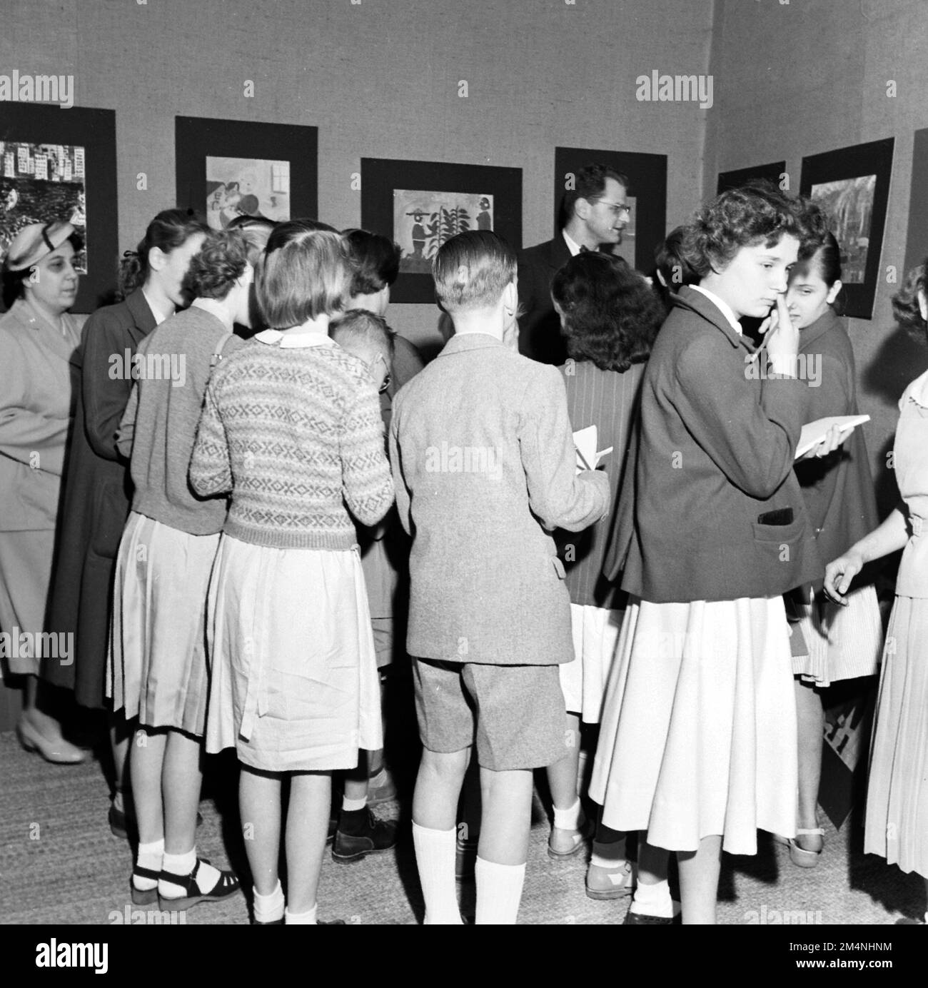 Children Art Contest. Photographs of Marshall Plan Programs, Exhibits ...