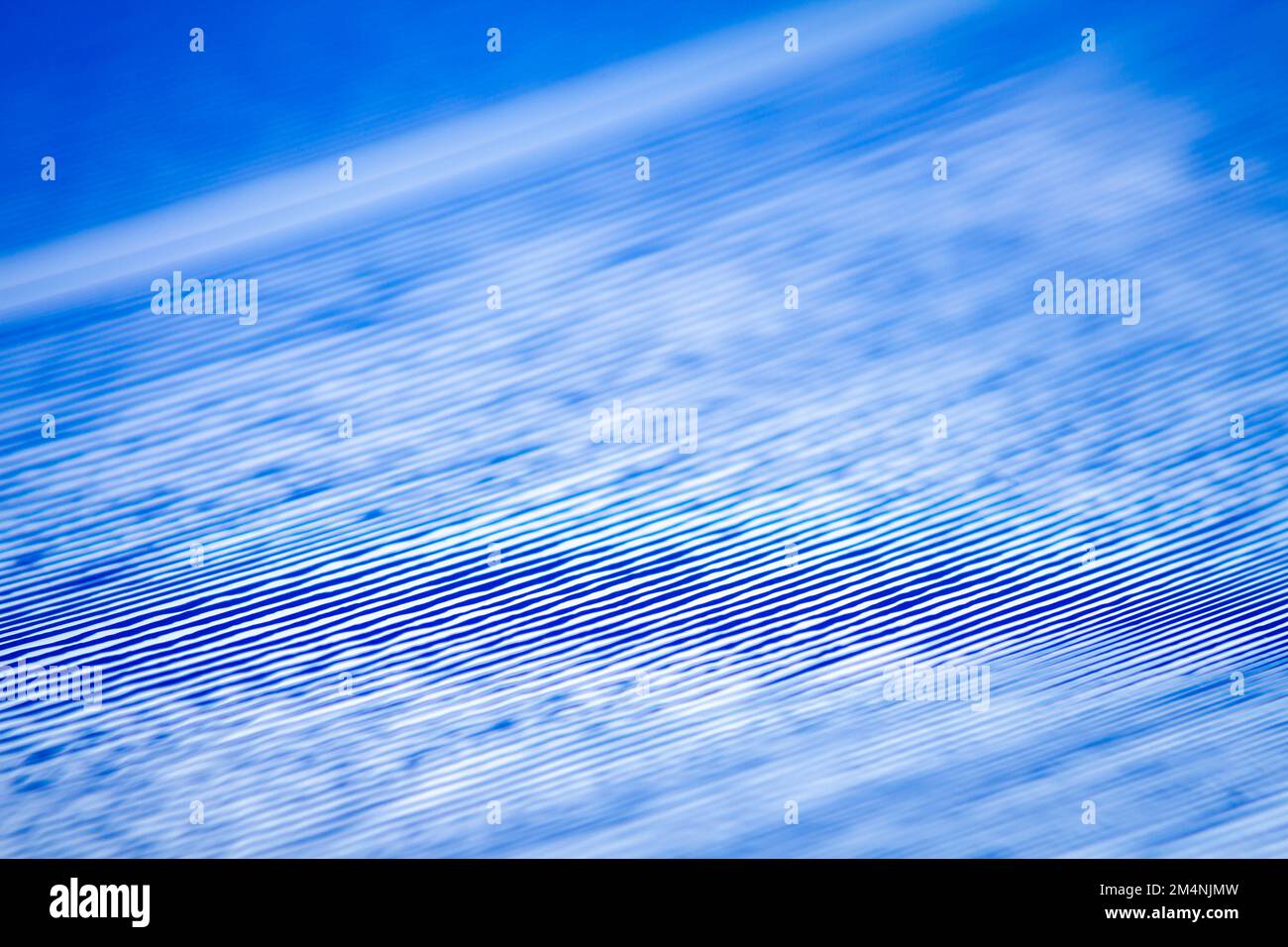 Macro shot of blue color vinyl record. Surface of an old vinyl record ...