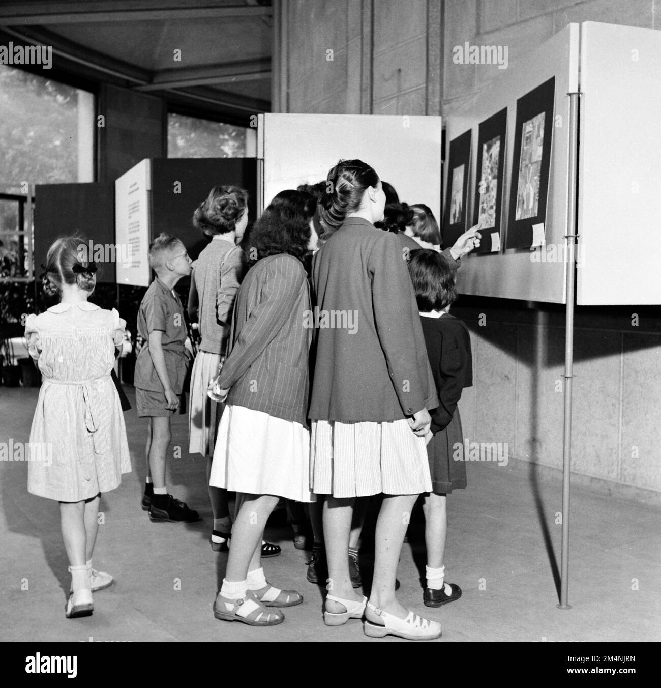 Children Art Contest. Photographs of Marshall Plan Programs, Exhibits ...