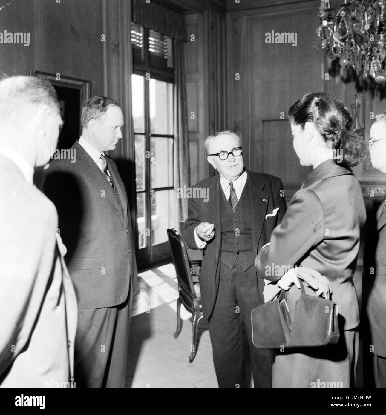 Dunoyer de Segonzac, Ambassador Dillon. Photographs of Marshall Plan ...