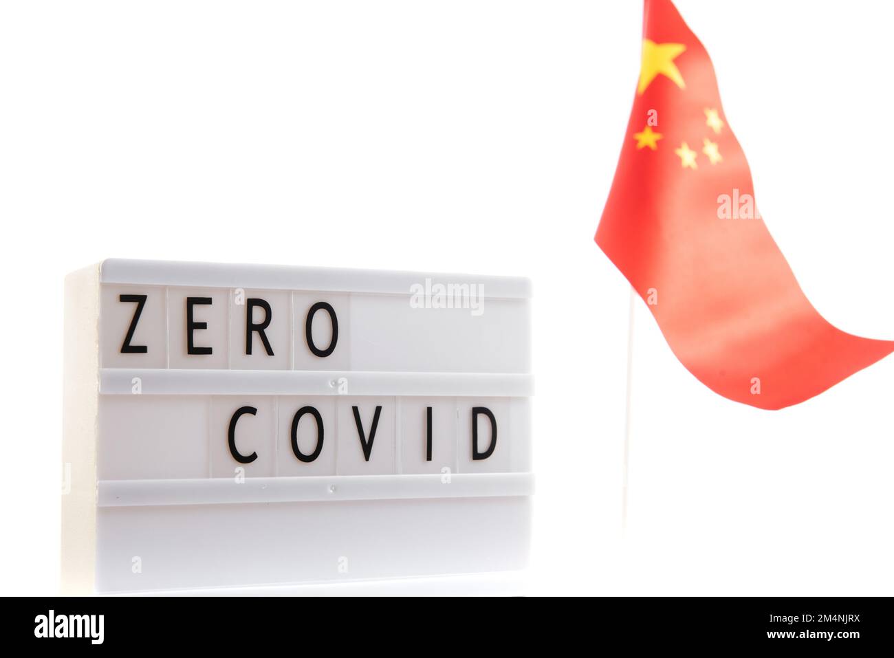 Covid economy china flag Cut Out Stock Images & Pictures - Alamy