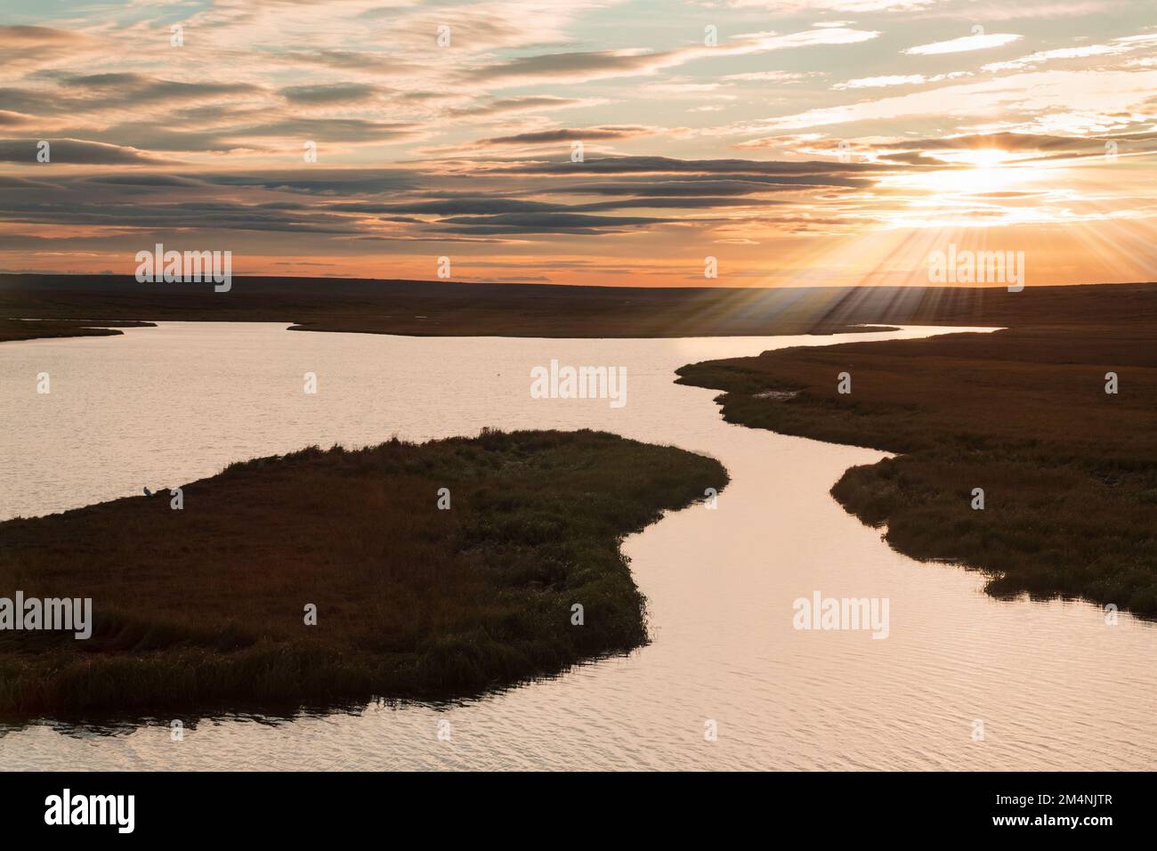 North America; United States; Alaska; Seward Peninsula; Nome River ...