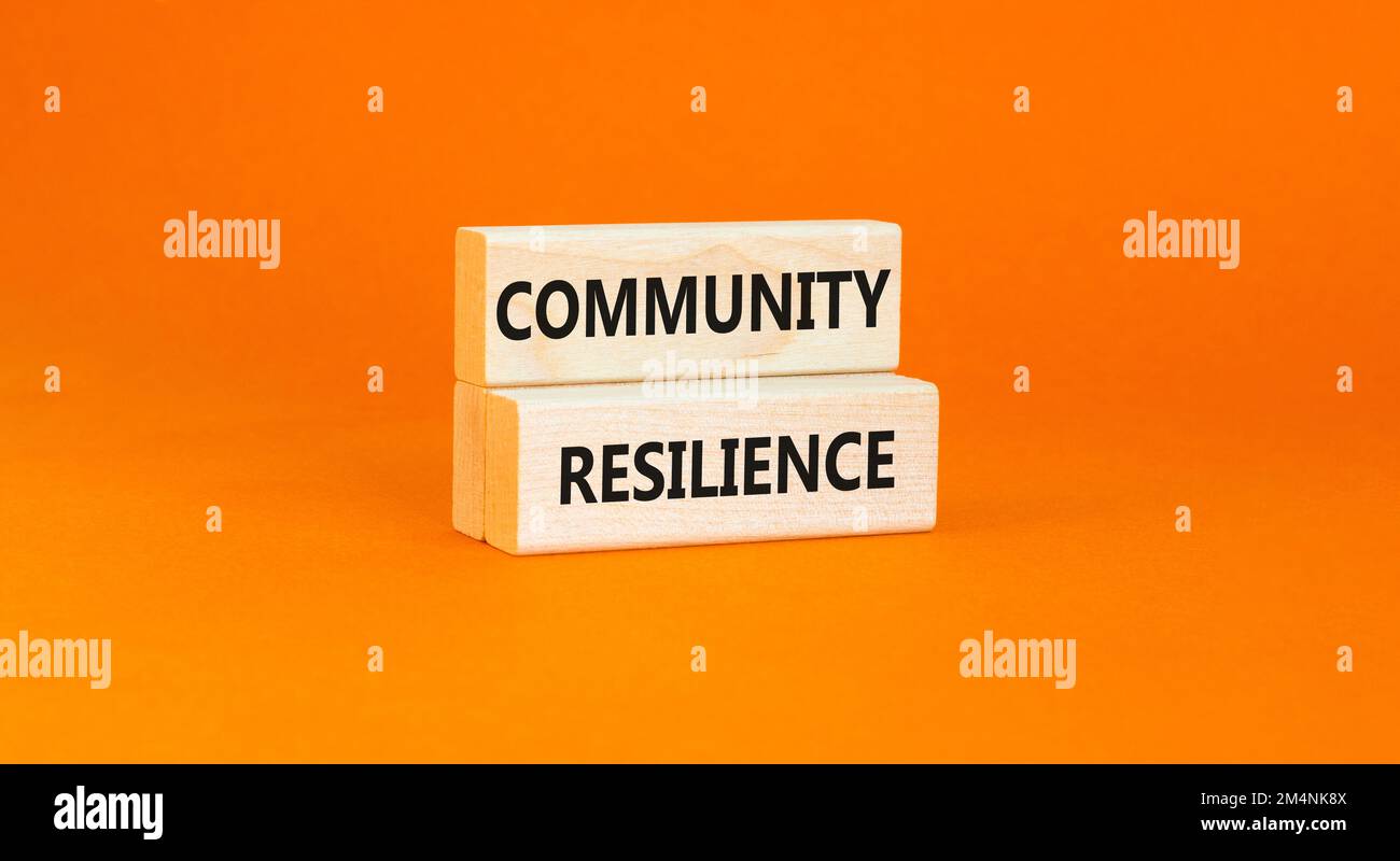 Community resilience symbol. Concept word Community resilience typed on ...