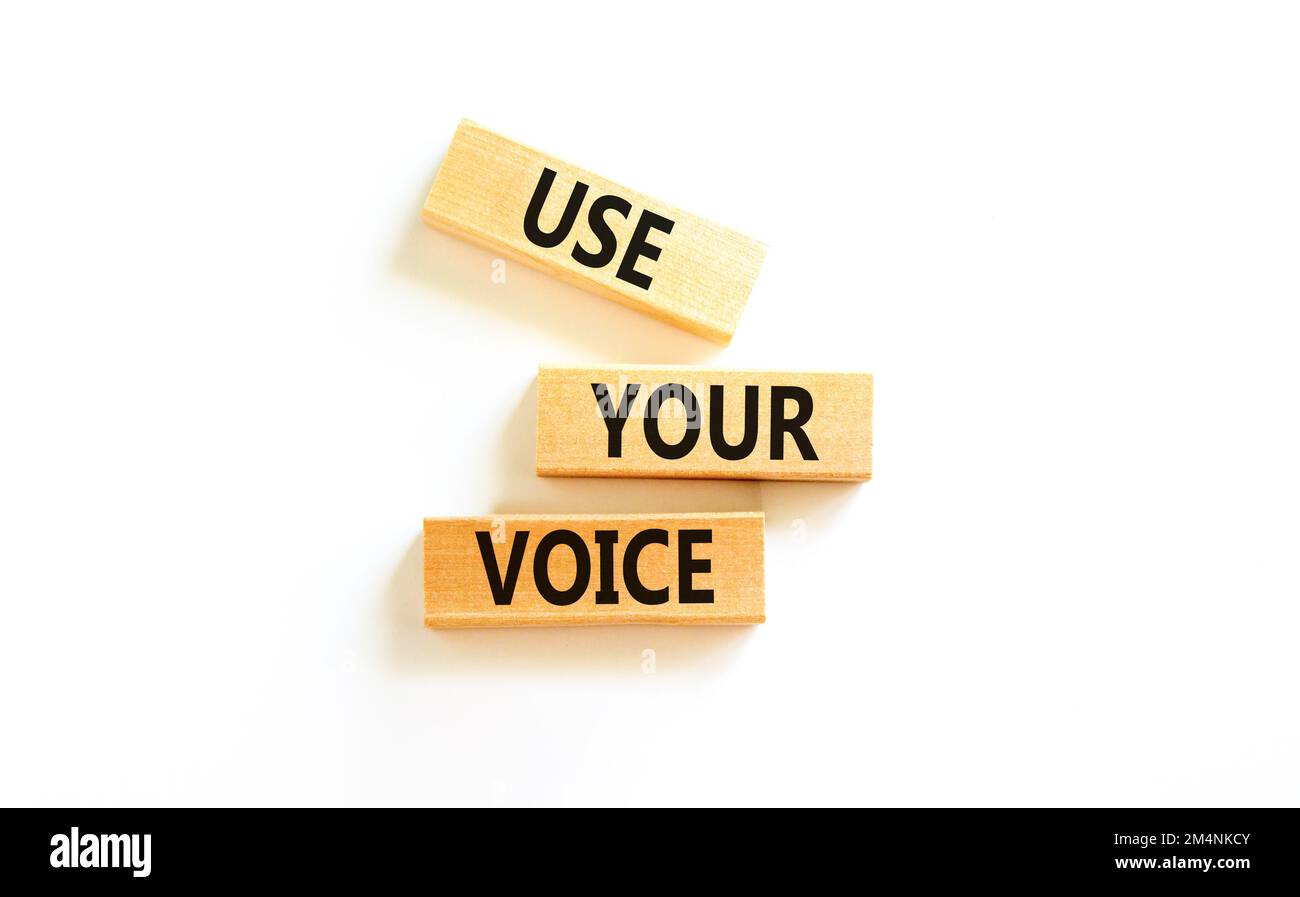 Use your voice symbol. Concept words Use your voice on wooden blocks on ...