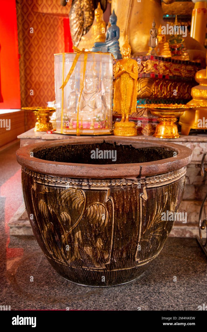 A Pot at the Wat Thong Khung in the Town of Amphawa in the Province of ...