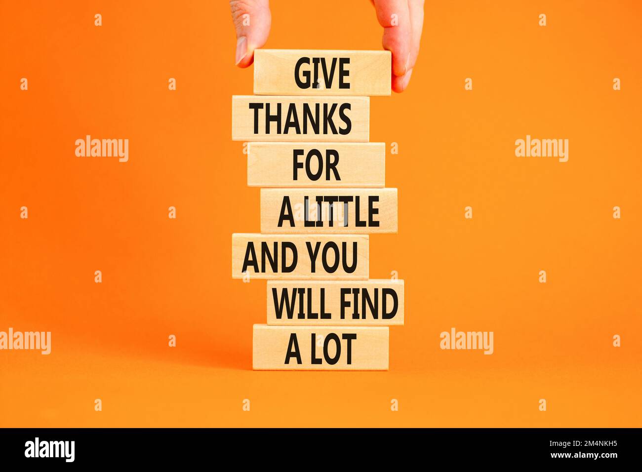 Inspirational signs of gratitude hi-res stock photography and images ...