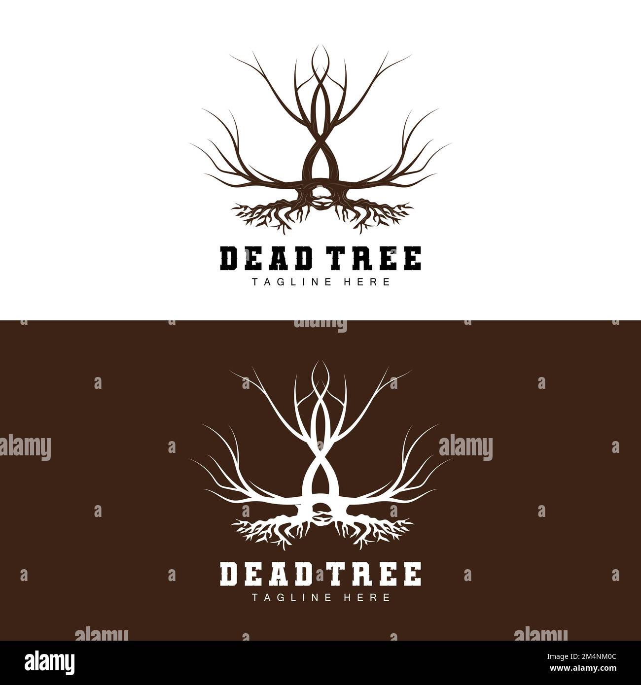 Plant roots dead Stock Vector Images - Alamy