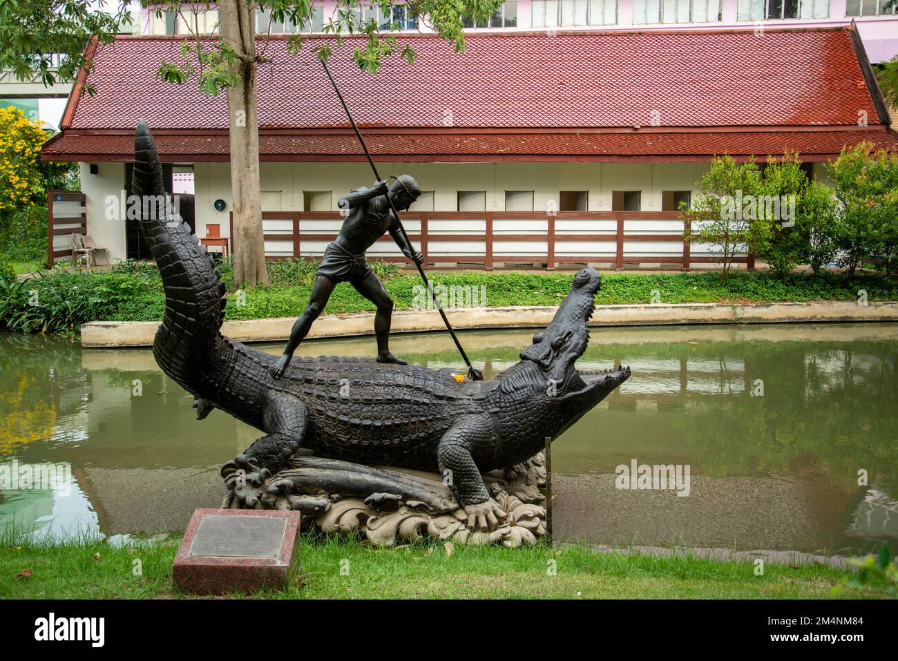 The King Rama II Memorial Park in the Town of Amphawa in the Province ...