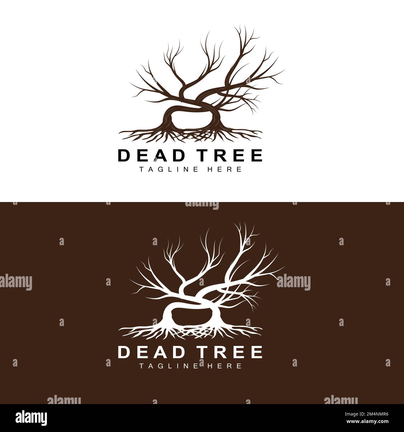 Tree Logo Design, Dead Tree Illustration, Wild Tree Cutting, Global ...