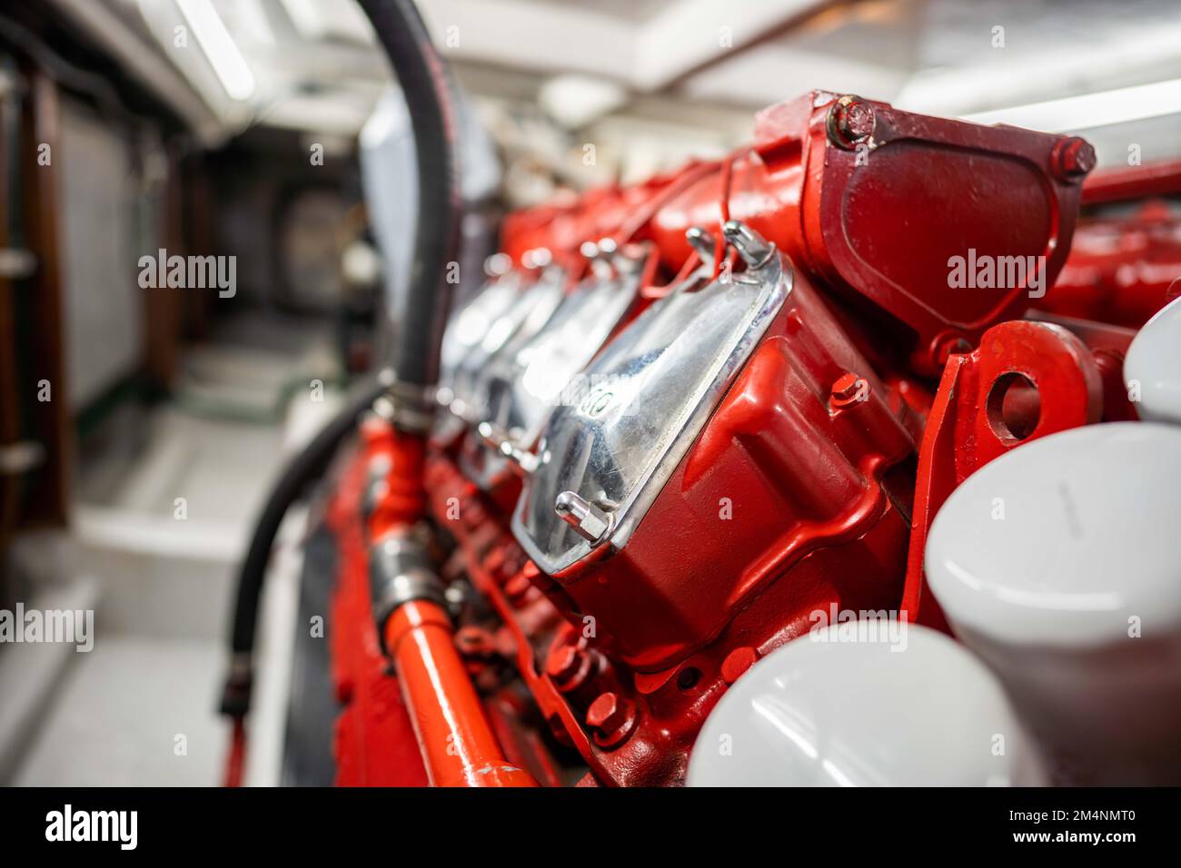 engine room of a fishing boat in tasmania, australia Stock Photo - Alamy