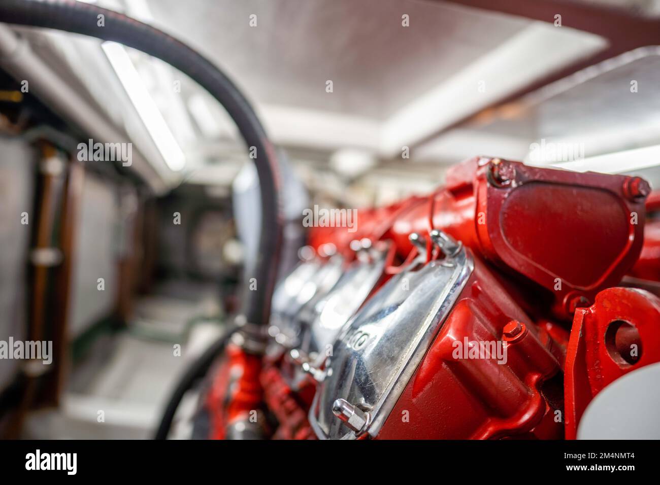 engine room of a fishing boat in tasmania, australia Stock Photo - Alamy