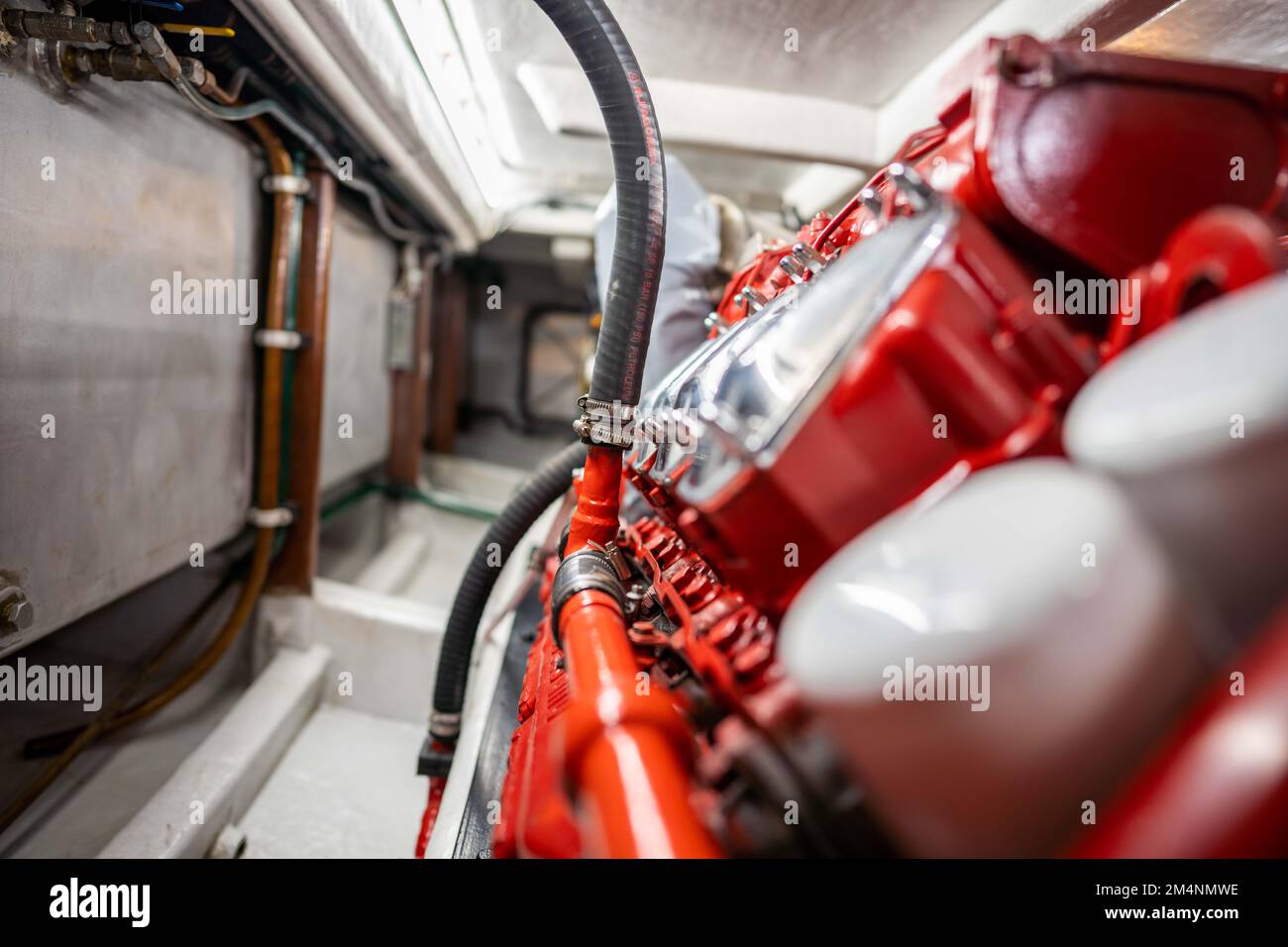 engine room of a fishing boat in tasmania, australia Stock Photo - Alamy