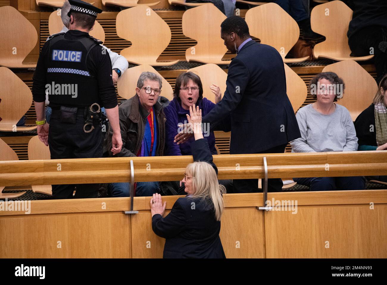 Edinburgh, Scotland, UK. 22nd Dec, 2022. PICTURED: Pro-Women rights ...