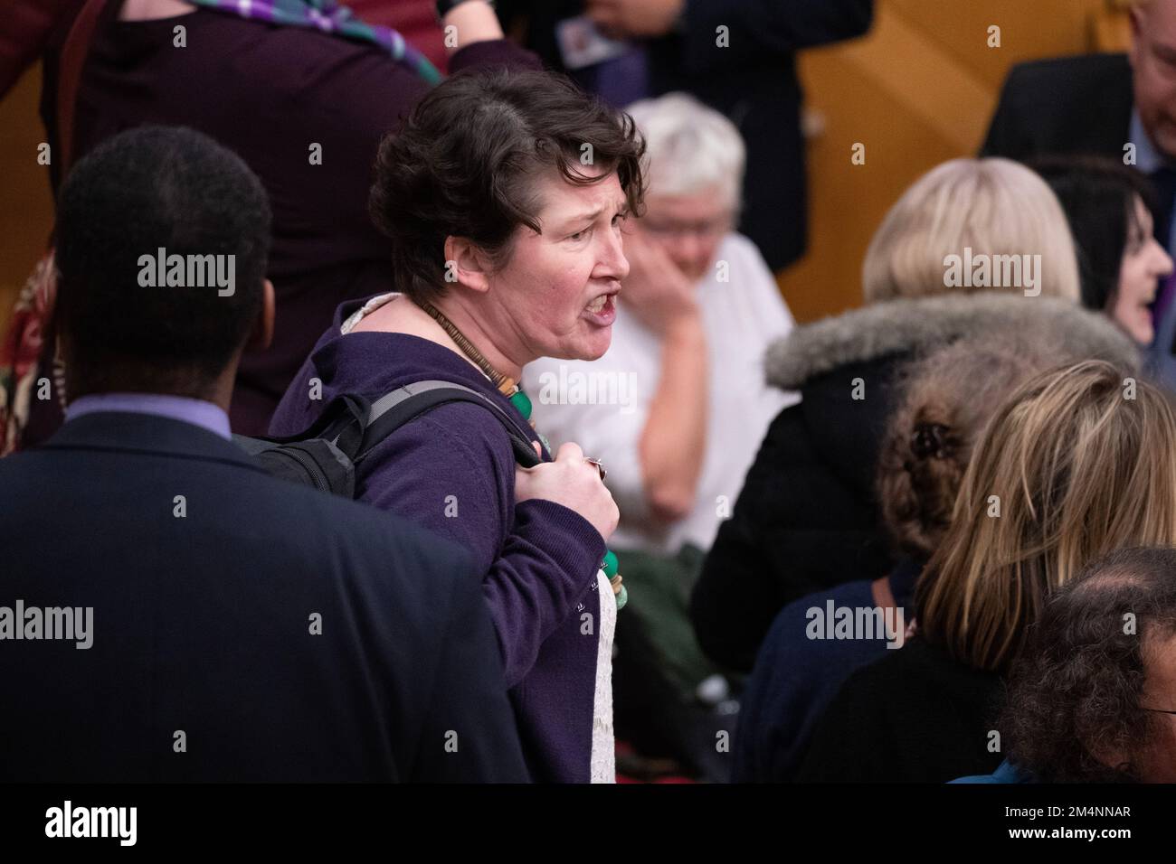 Edinburgh, Scotland, UK. 22nd Dec, 2022. PICTURED: Pro-Women rights ...