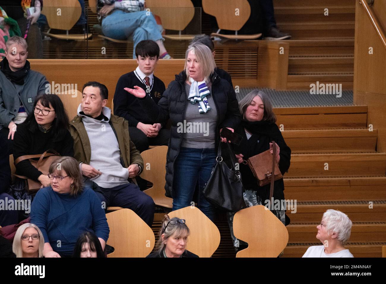 Edinburgh, Scotland, UK. 22nd Dec, 2022. PICTURED: Pro-Women rights ...