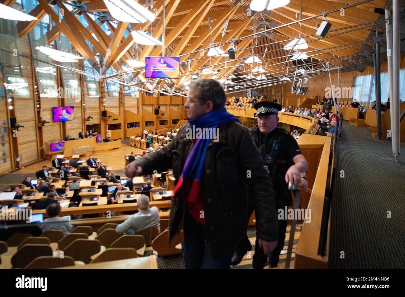 Edinburgh, Scotland, UK. 22nd Dec, 2022. PICTURED: Pro-Women rights ...