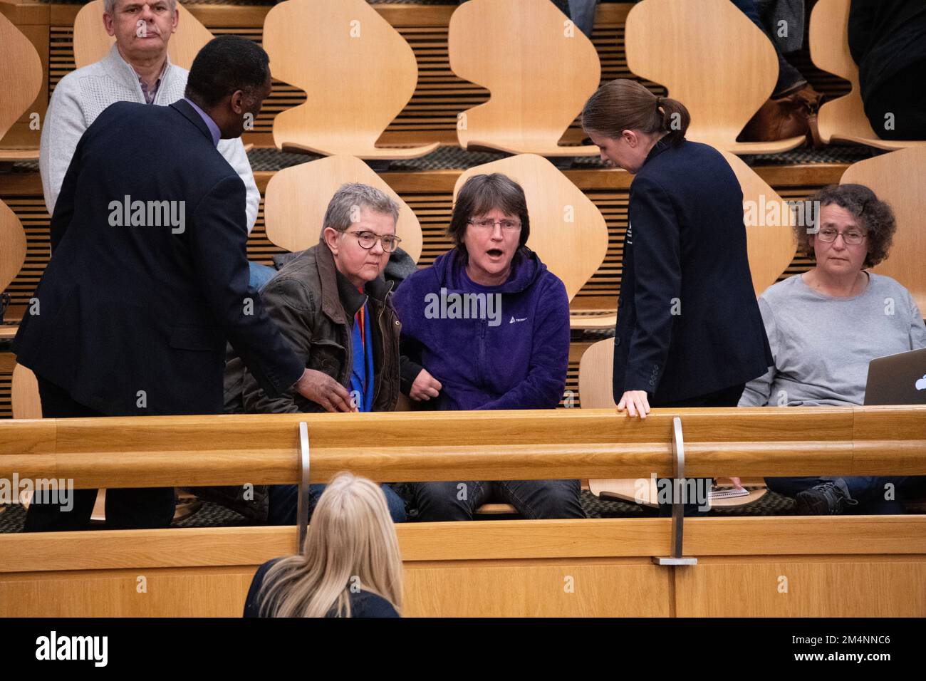 Edinburgh, Scotland, UK. 22nd Dec, 2022. PICTURED: Pro-Women rights ...