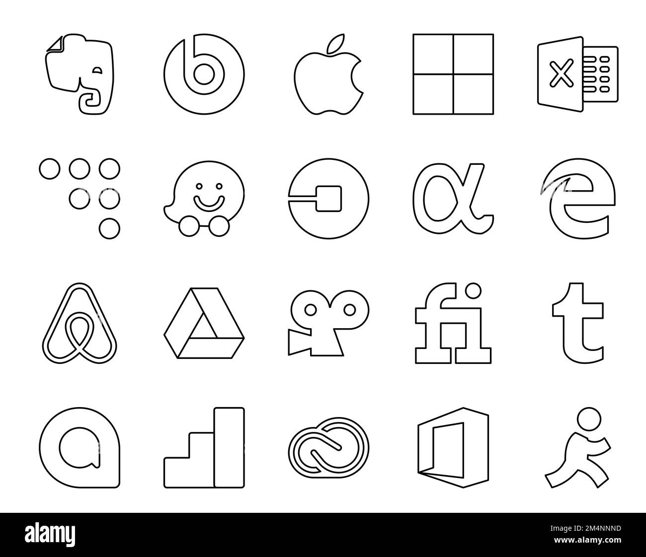 Air bnb logo Black and White Stock Photos & Images - Alamy
