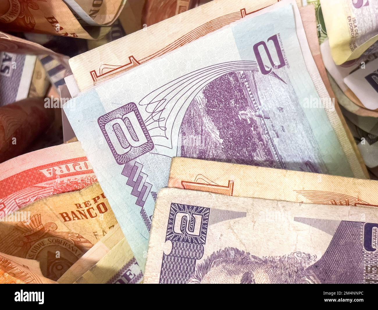 Closeup view of the Honduras currency, Lempiras cash Stock Photo - Alamy