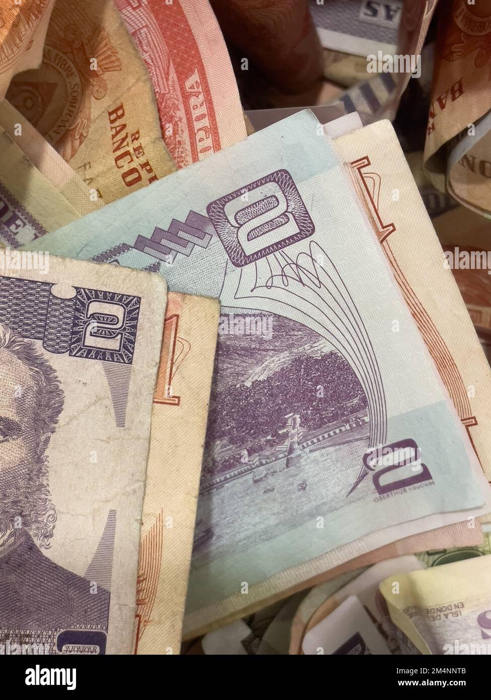 Closeup view of the Honduras currency, Lempiras cash Stock Photo - Alamy