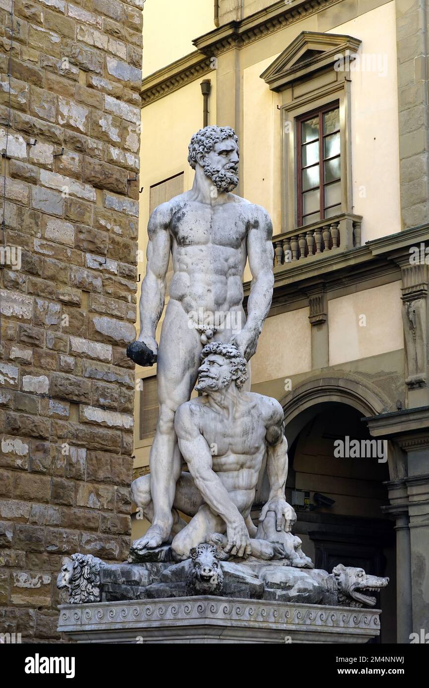 Ercole e Caco, Statue of Hercules and Cacus, Piazza della Signoria ...