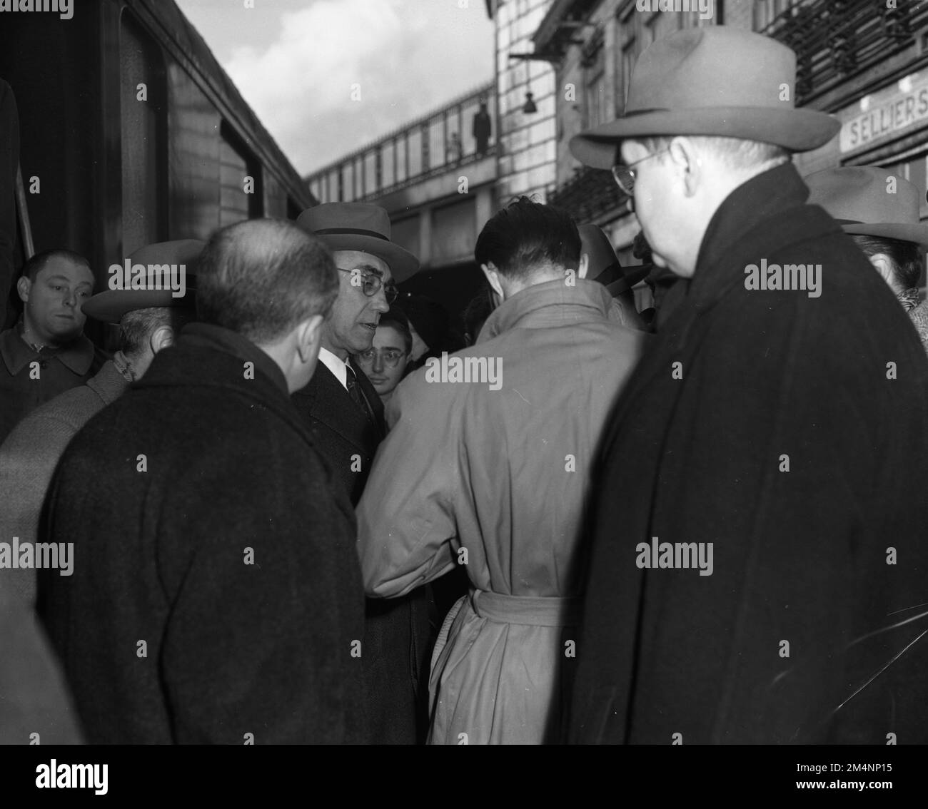 W. H. Draper Arrives in Paris. Photographs of Marshall Plan Programs ...