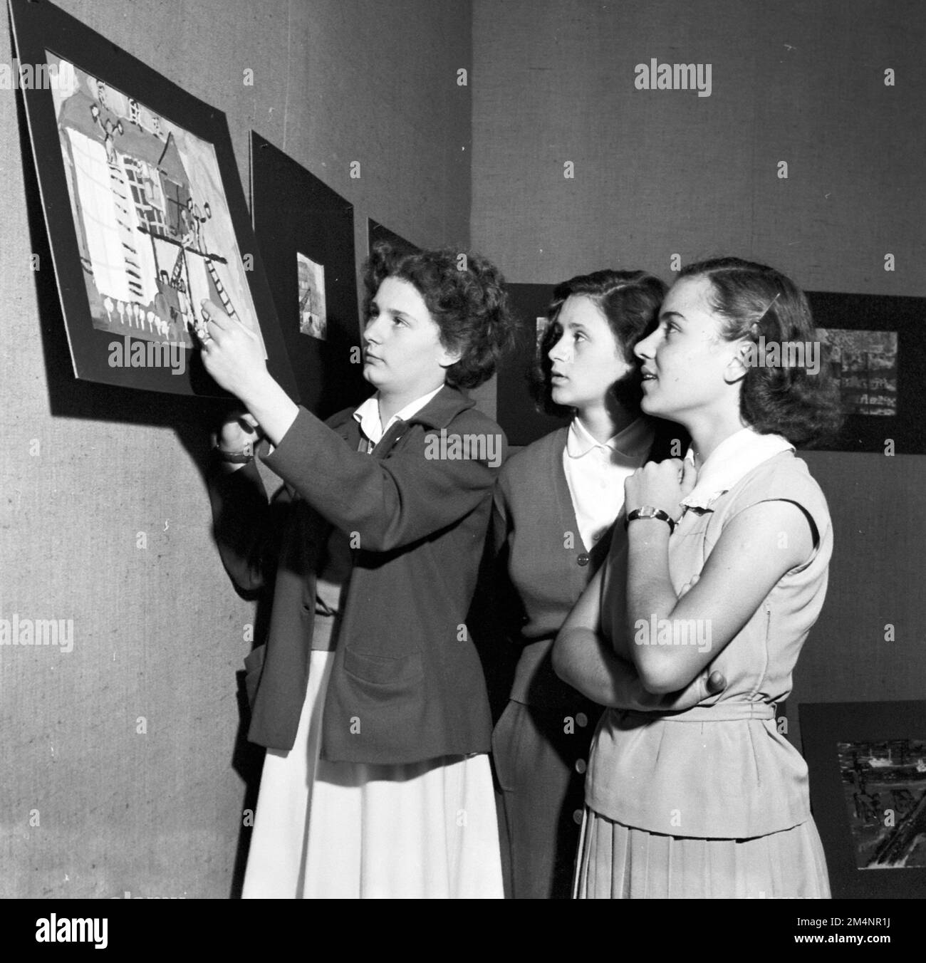 Children Art Contest. Photographs of Marshall Plan Programs, Exhibits ...