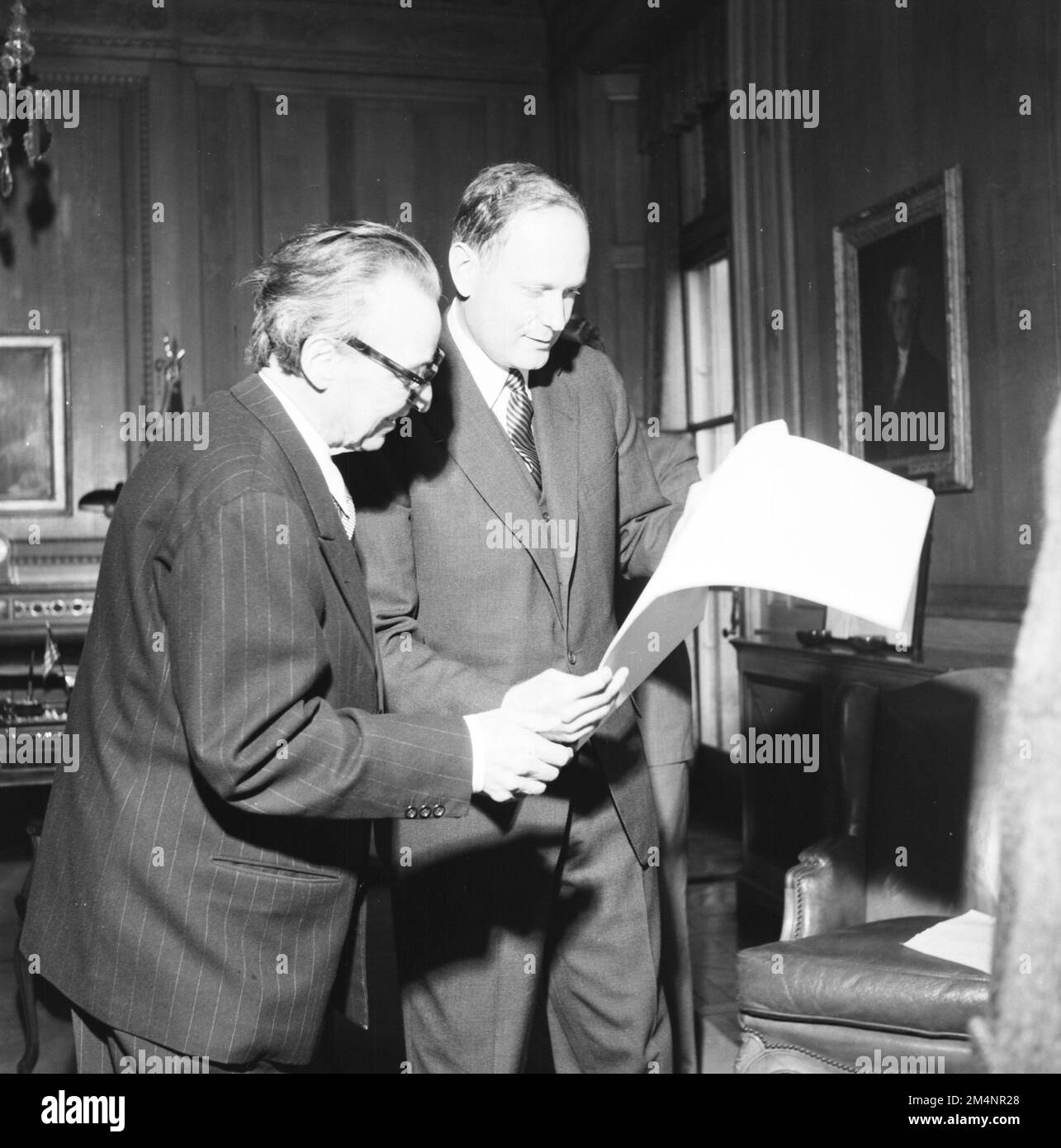 Arthur Honegger, Ambassador Dillon. Photographs of Marshall Plan ...