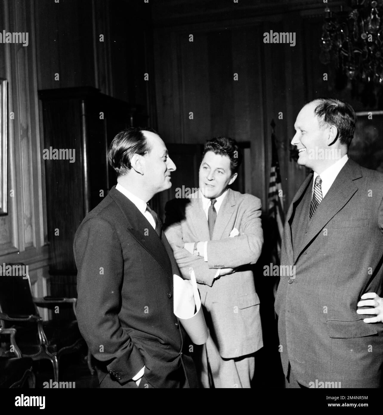 Andre Malraux, Ambassador Dillon. Photographs of Marshall Plan Programs ...