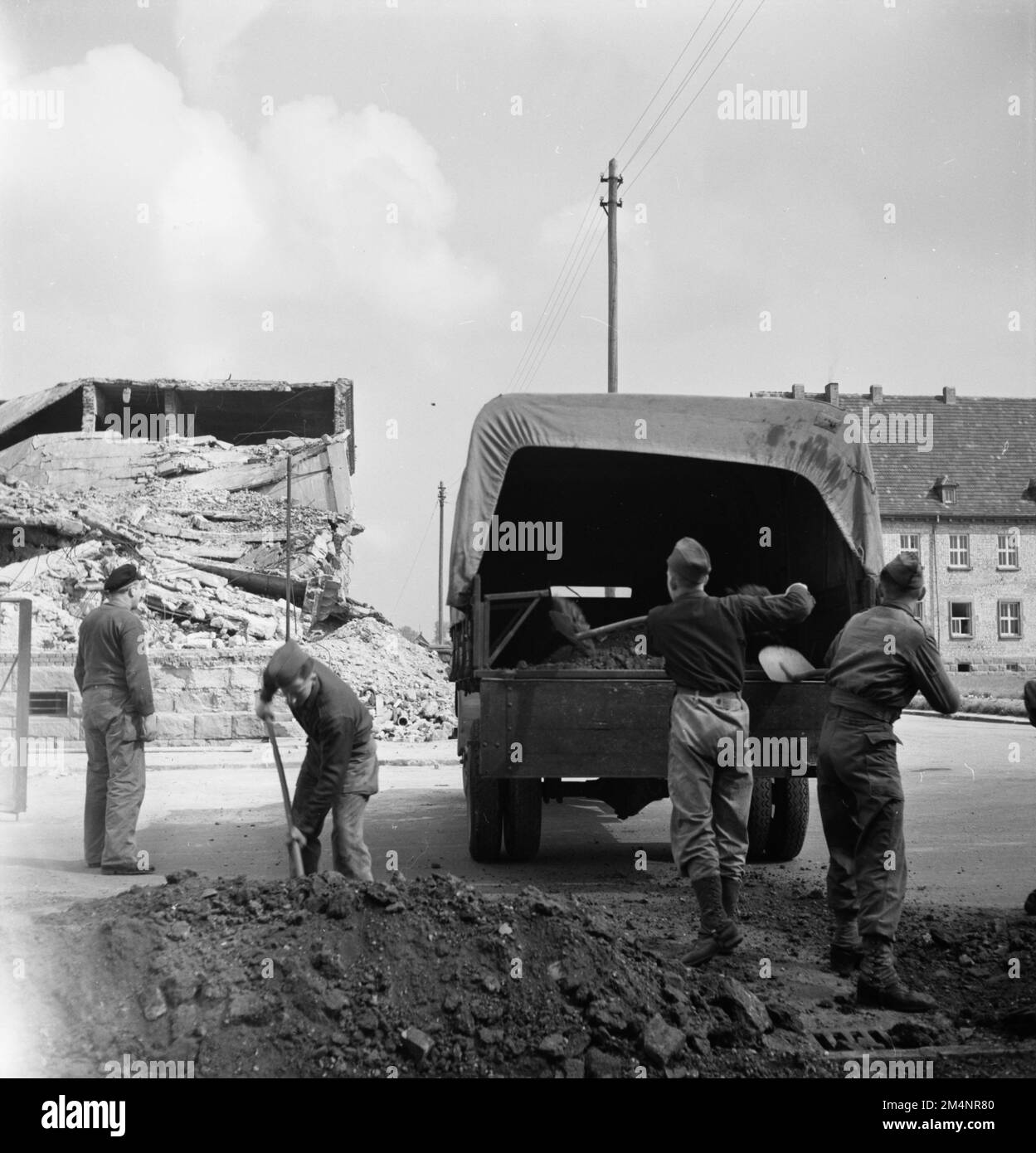 French Army - Training Recruits. Photographs of Marshall Plan Programs ...