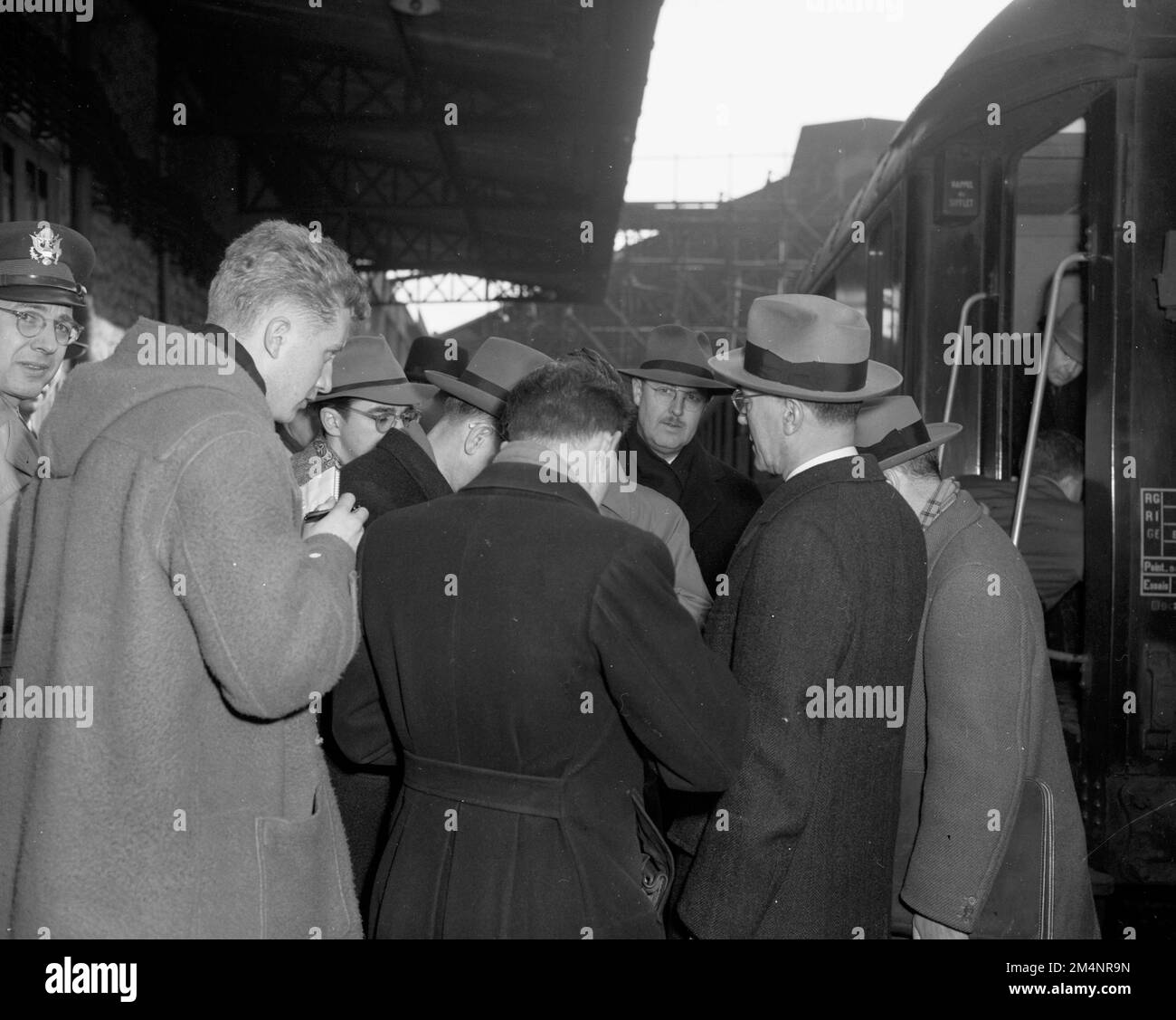 W. H. Draper Arrives in Paris. Photographs of Marshall Plan Programs ...