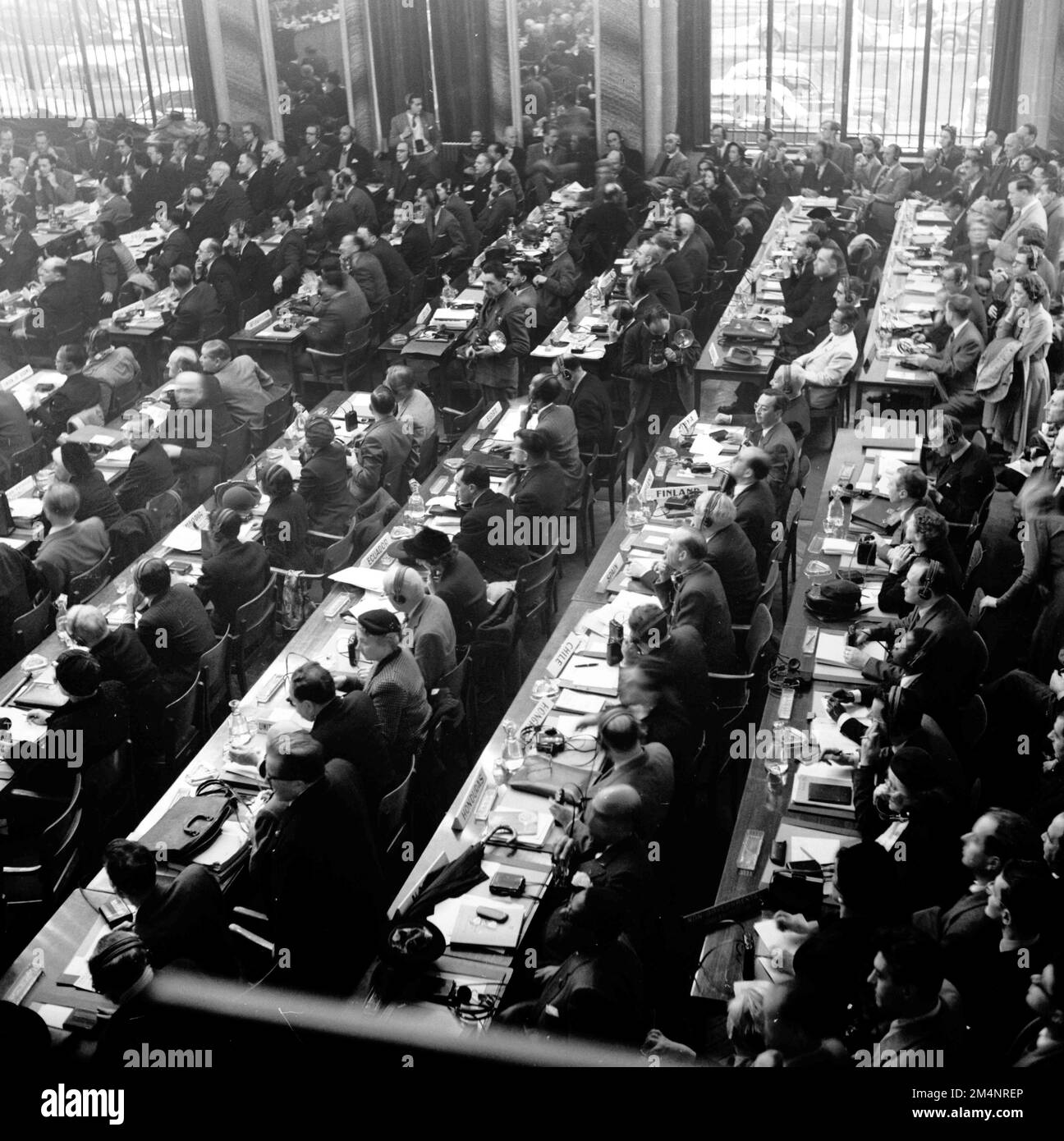 UNESCO General Conference, Nov, 1952. Photographs of Marshall Plan ...