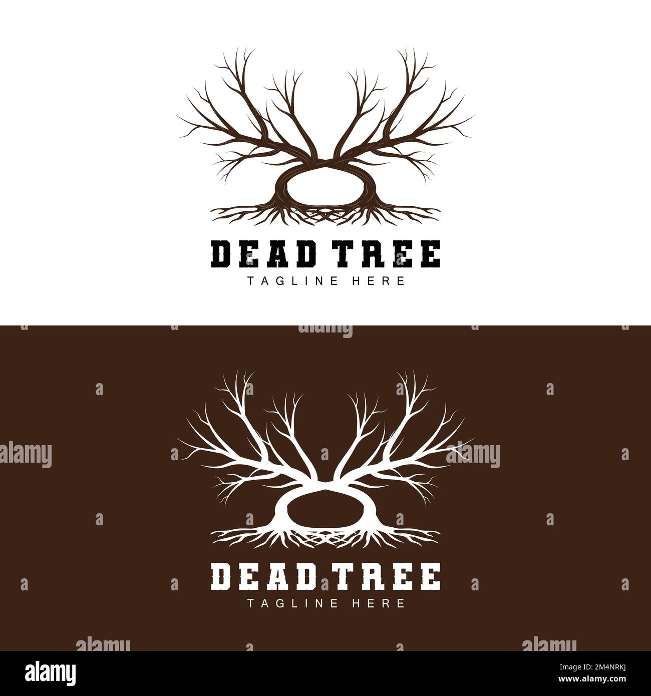 Tree Logo Design, Dead Tree Illustration, Wild Tree Cutting, Global ...