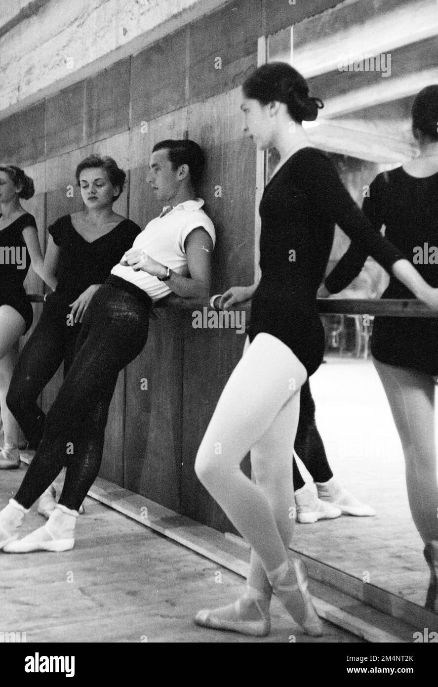 New York City Ballet, Rehearsal. Photographs of Marshall Plan Programs ...