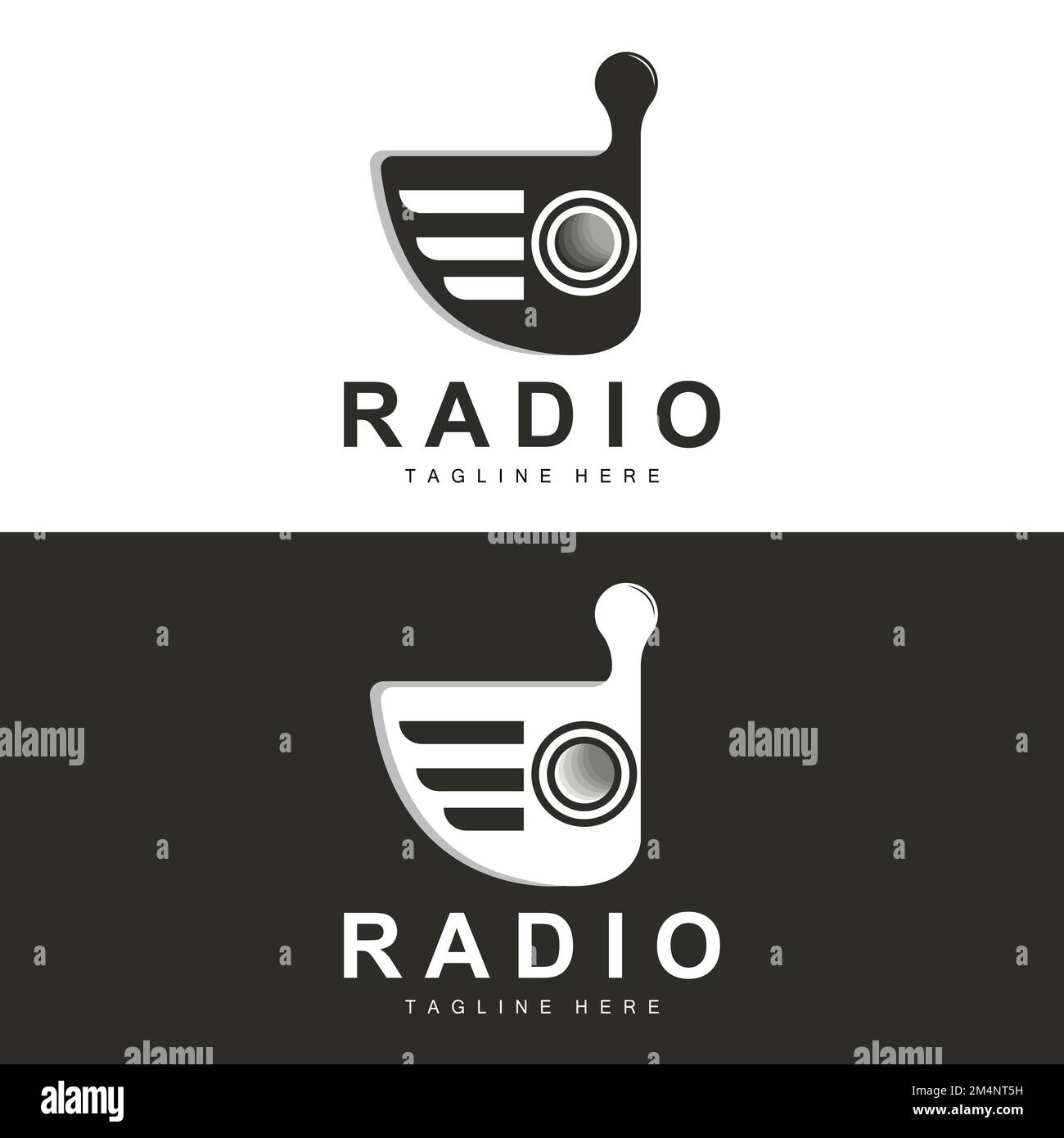Radio coffee logo hi-res stock photography and images - Alamy