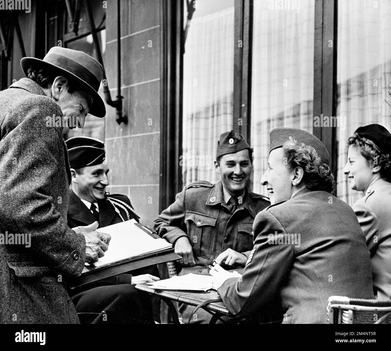 SHAPE Personnel in Paris. Photographs of Marshall Plan Programs ...