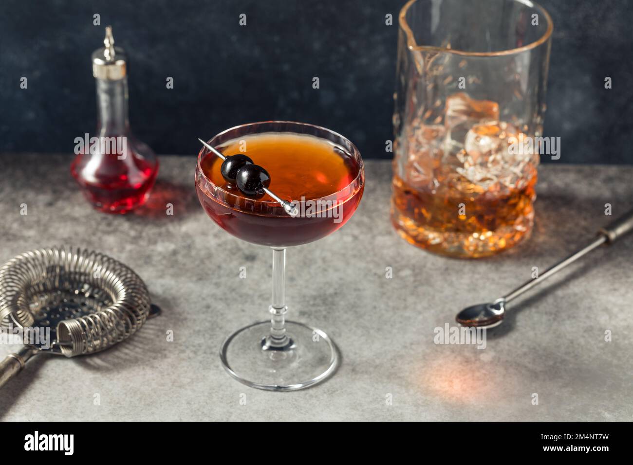 Boozy Refreshing De Las Louisiane Cocktail with Rye Absinthe and ...