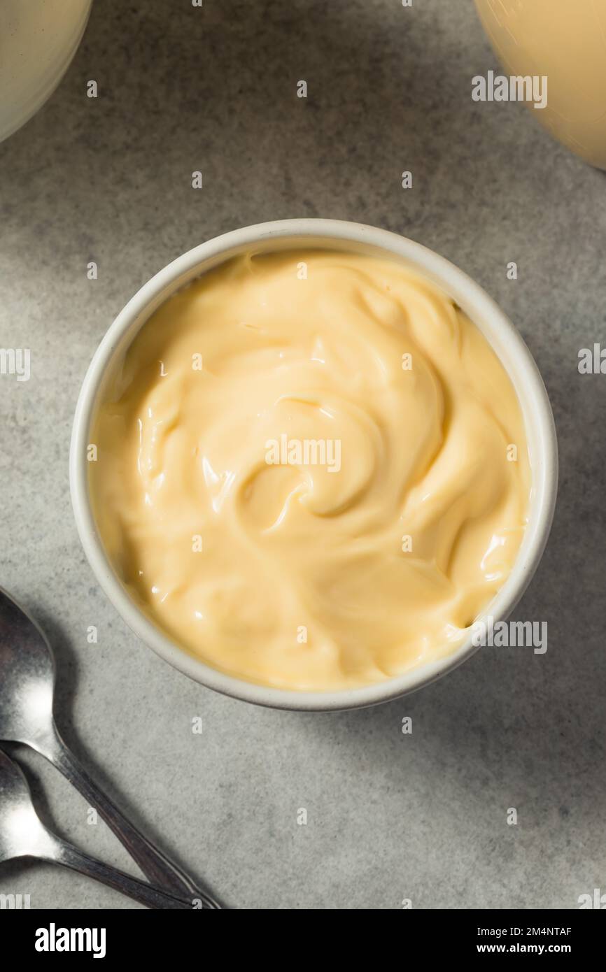 Homemade Organic Asian Japanese Mayo in a Bowl Stock Photo - Alamy