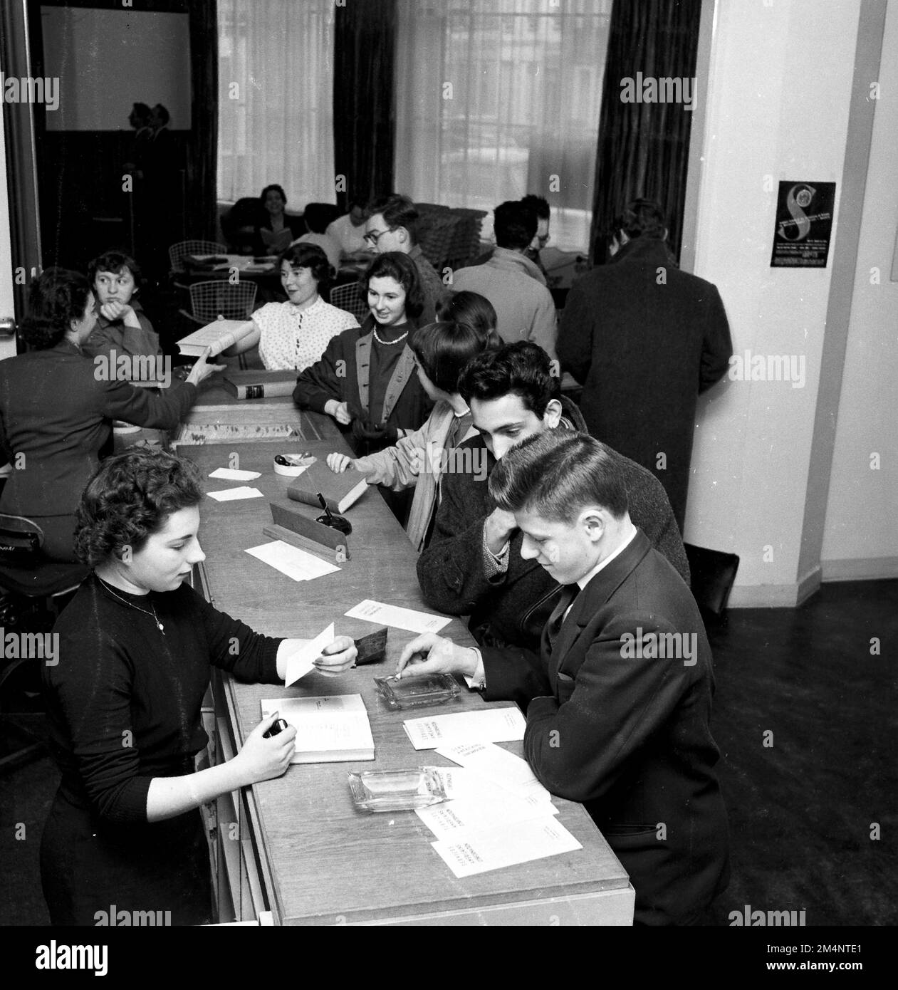 USIS, Tours, Library and Cultural Center. Photographs of Marshall Plan ...