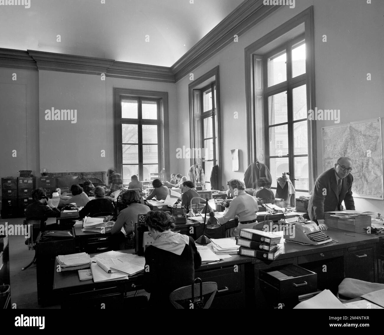 Faisanderie and MSA Garage. Photographs of Marshall Plan Programs ...