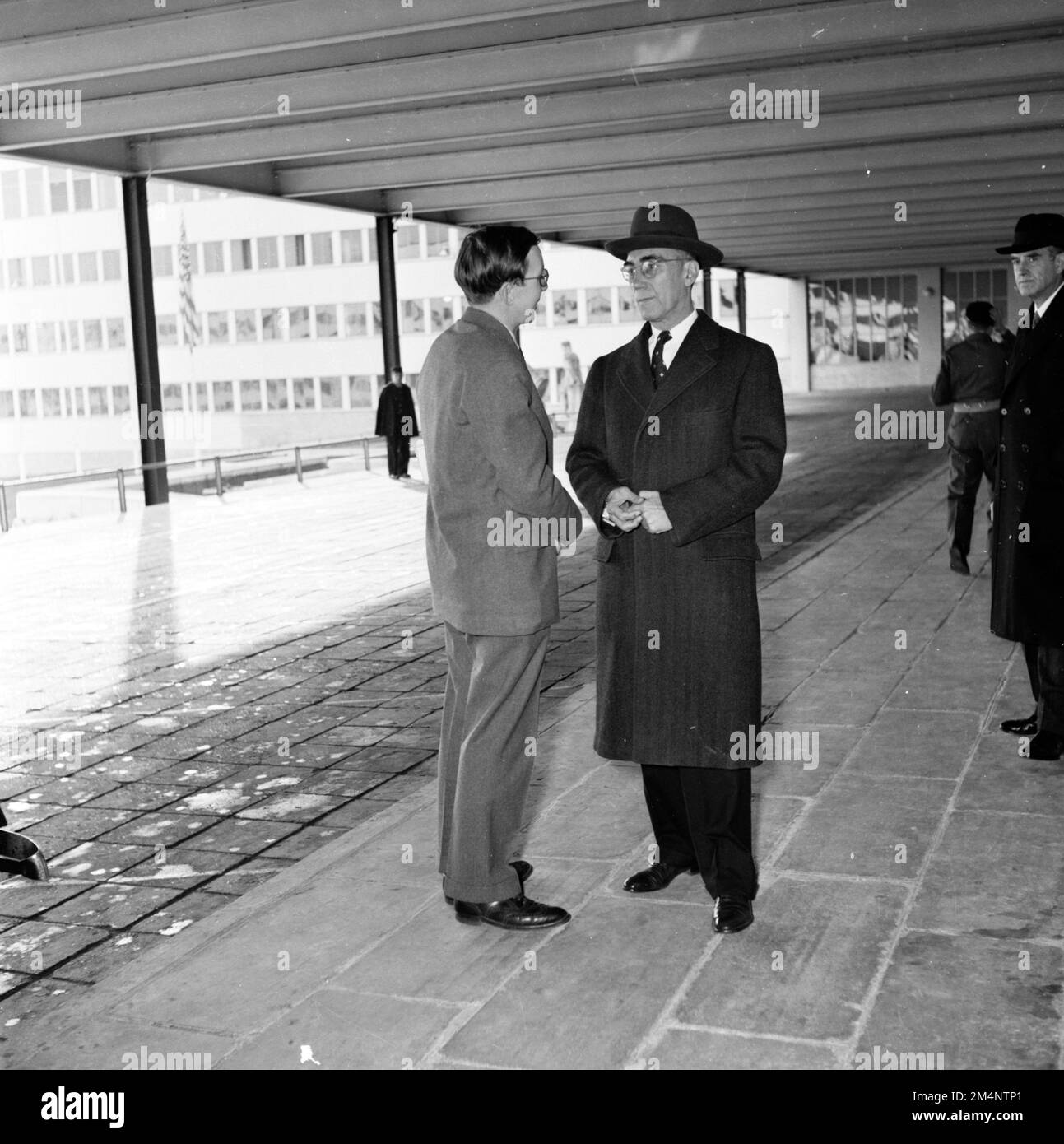 NATO Council Meeting. Photographs of Marshall Plan Programs, Exhibits ...
